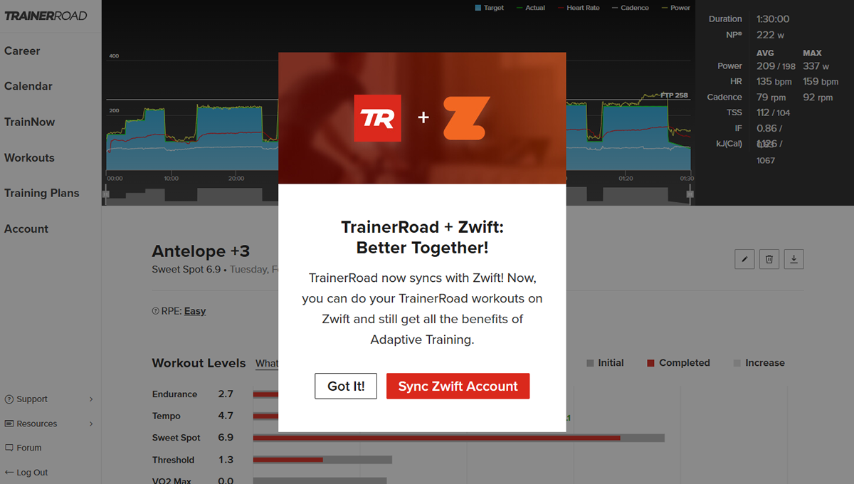 遂にZWIFTでCarsonやり放題の日が到来(≧∇≦)！ ZWIFTとTrainerRoadが接続できるようになりました！ | Boriko Cycle｜ロードバイク ＆ マウンテンバイク ブログ